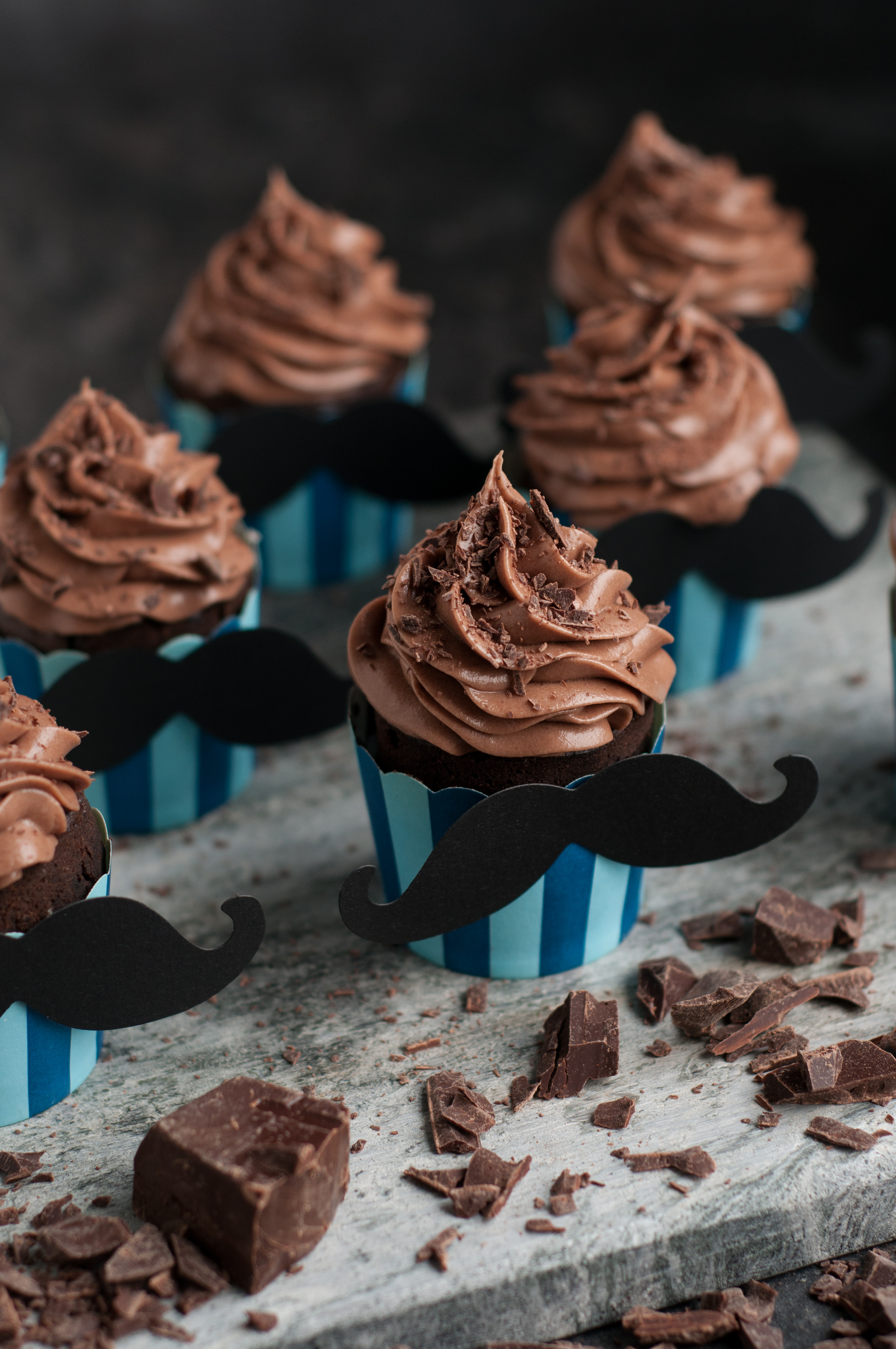 Chokolade cupcakes - Ankarsrum Denmark