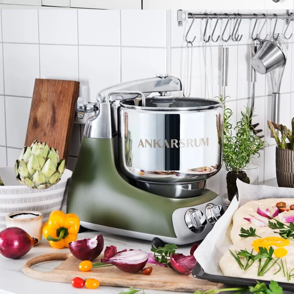 Ankarsrum Assistent Original Stand Mixer - Olive Green - Ankarsrum UK